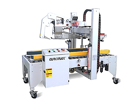 Tape Sealer Machine with Automatic Flap Folding - ADVANCE ADHESIVE ...